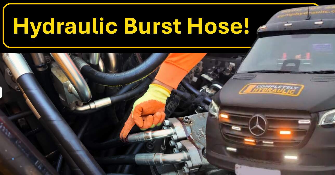 Hydraulic Hose Burst Emergency | Fast 24/7 Mobile Repair